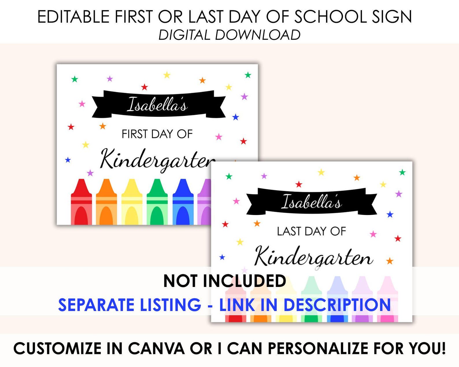 Editable Crayon Name Tags - Printable Classroom Desk Plates, Cubby Tags ...