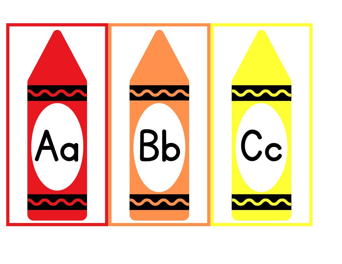 ABC Flashcards Printable Colorful Alphabet Cards for Early Learning A ...