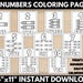 Printable Numbers 1-10 Crayons Coloring Pages | Early Learning ...