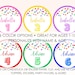 Personalized Birthday Printable – Name & Age – 2" Round Tags • Stickers ...