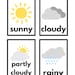 PRINTABLE 8 Weather Flashcards Great for Toddlers and Kids 2 Page PDF ...