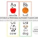 Alphabet Flashcards - Printable PDF & Fully Editable Canva Template ...