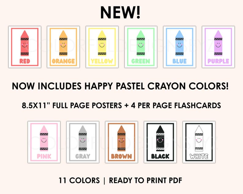 Smiley Face Shapes Posters & Flashcards for Kids – Pastel Classroom ...