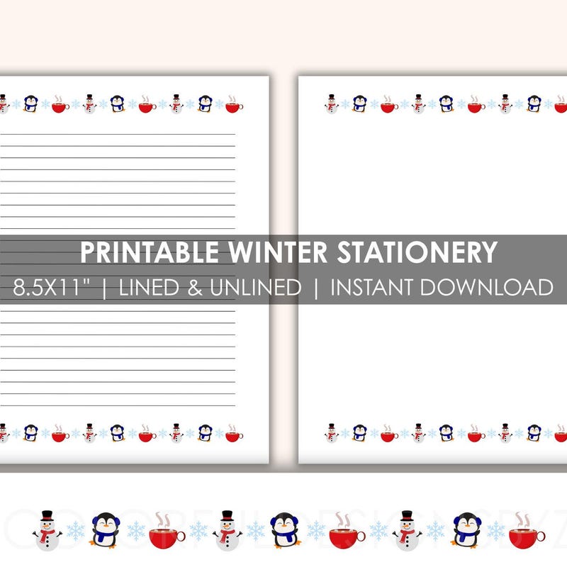 Penguin Learning Journal - Etsy