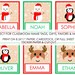 Editable Christmas Labels | Printable Holiday Name Tags | Snowman ...