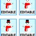 Winter Name Tags | Snowman & Penguin Designs | Printable Classroom ...
