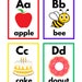 Printable Alphabet A to Z Flashcards | Early Learning | Colorful ABC ...