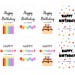 Printable Happy Birthday Gift Tags | Instant Download PDF | 2"x3.5 ...