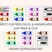 Crayon Number Cards 1–20 Printable PDF – Preschool & Kindergarten ...
