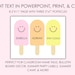 Editable Popsicle Name Tags & Summer Labels – Printable PDF, Powerpoint ...