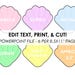 Editable Pastel Seashell Tags & Labels - Printable Templates for ...