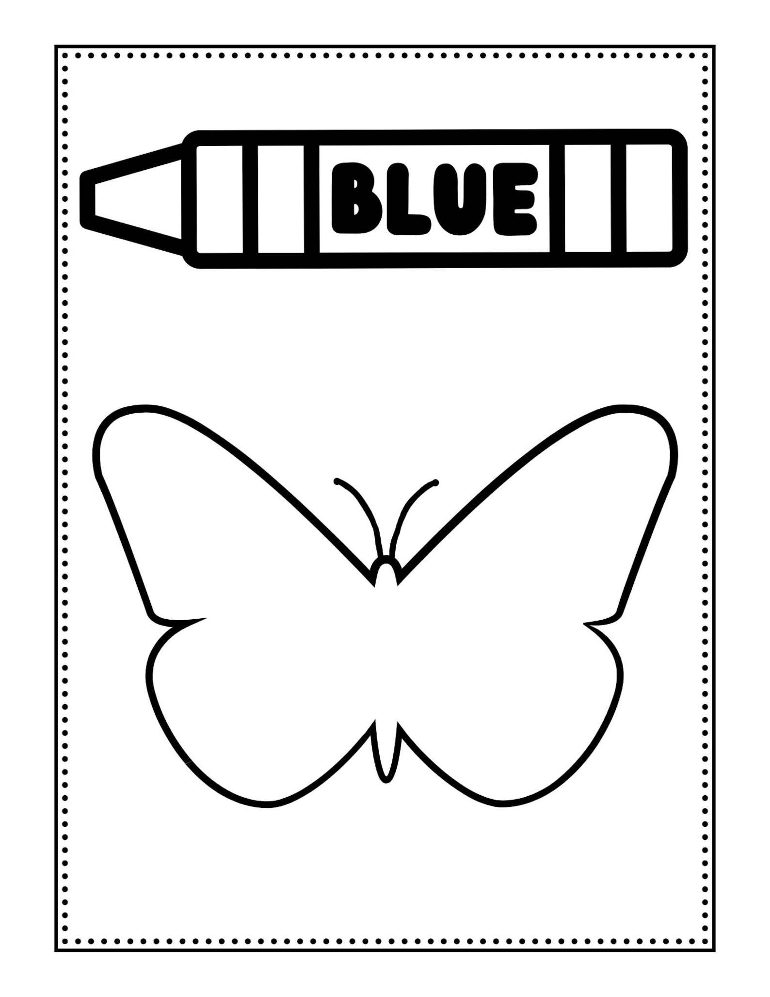 Printable Colors Coloring Pages for Toddlers and Preschoolers Learning ...