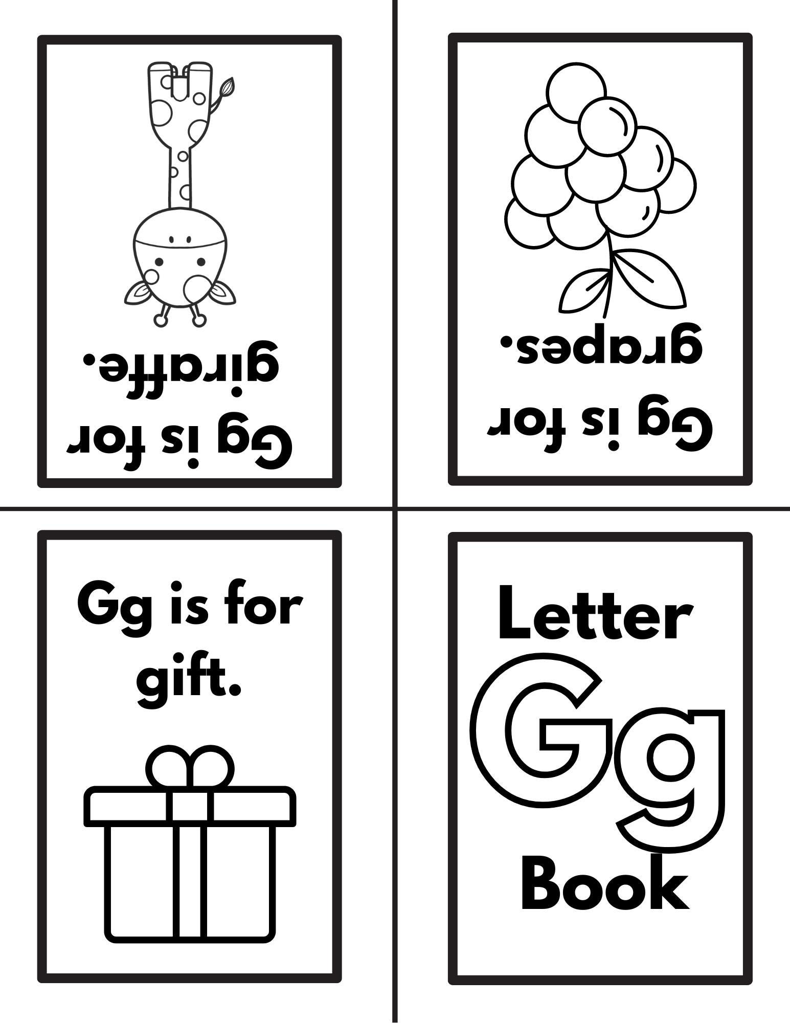 Printable ABC A to Z Mini Books for Preschoolers Fun Alphabet Coloring ...