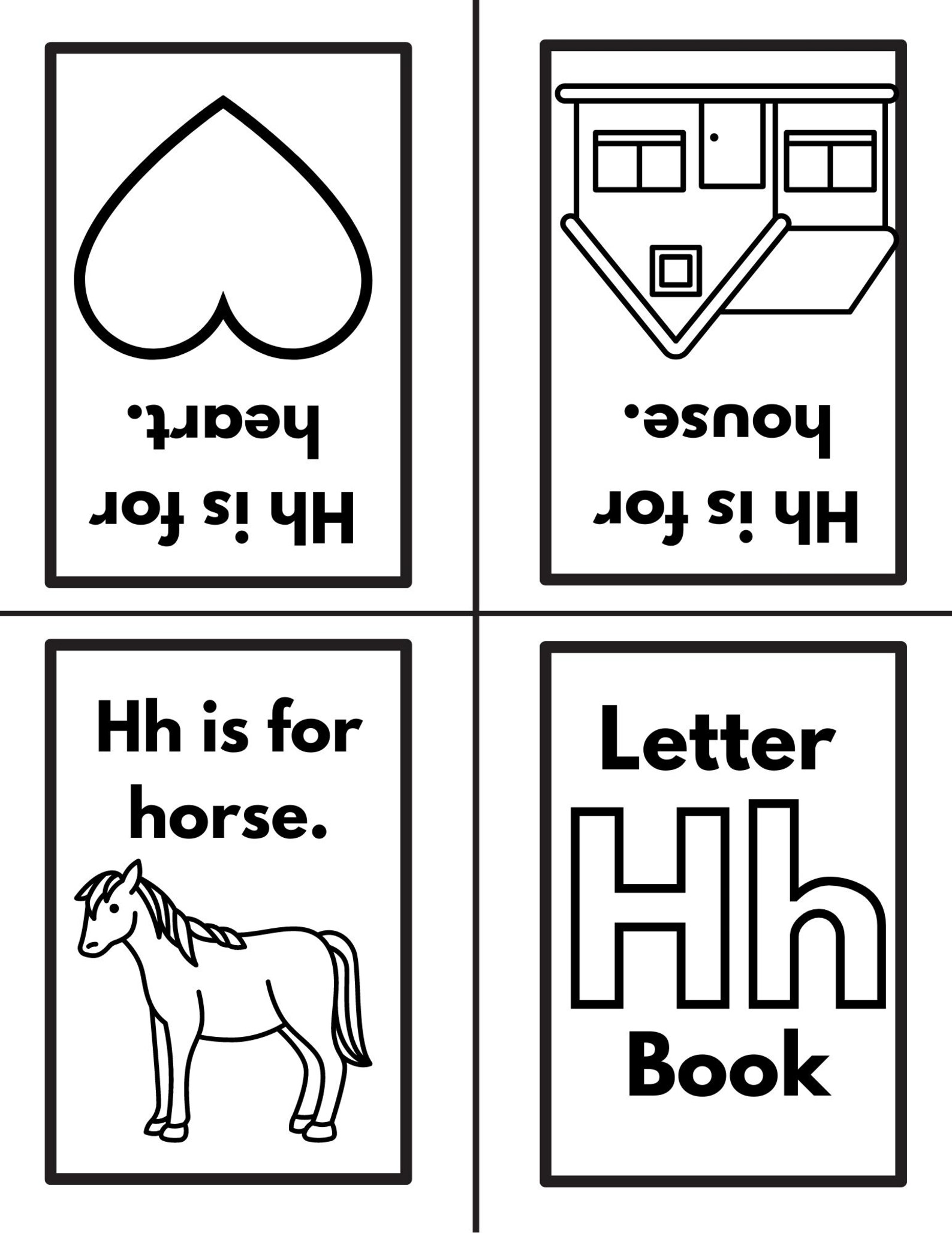 Printable ABC A to Z Mini Books for Preschoolers Fun Alphabet Coloring ...