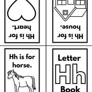 Printable ABC A to Z Mini Books for Preschoolers Fun Alphabet Coloring ...