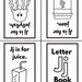 Printable ABC A to Z Mini Books for Preschoolers Fun Alphabet Coloring ...