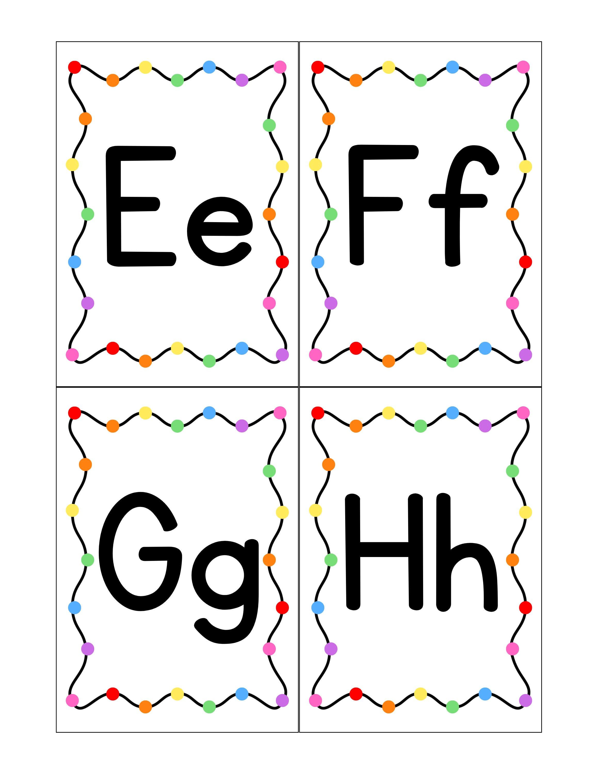 Alphabet Flashcards Printable | A-Z Letter Cards | Classroom Decor ...
