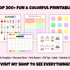Color Word Mini Book Coloring Pages – 10 Printable “my Color Book ...