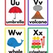 Printable Alphabet A to Z Flashcards Early Learning Alphabet Activity ...
