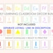Crayon Color Posters & Flashcards | Printable Preschool Classroom Decor ...