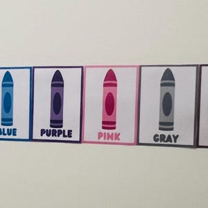 Printable Colors Flashcards for Toddlers and Preschoolers | Early ...