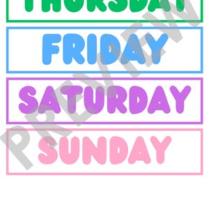 English & Spanish Days and Months Posters – Printable Classroom Decor ...