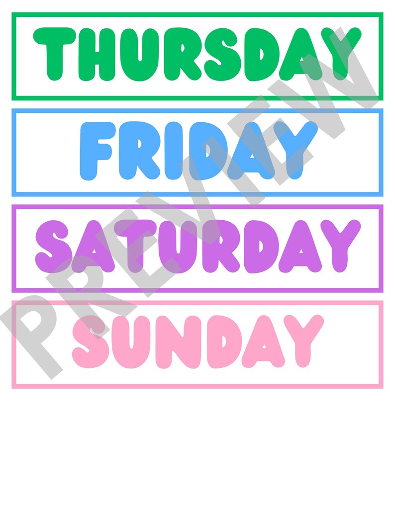 English & Spanish Days and Months Posters – Printable Classroom Decor ...