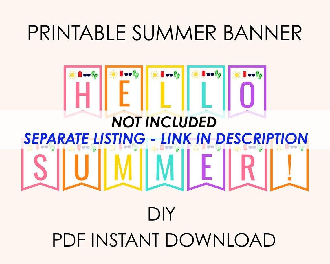 Editable Summer Labels – 3.5x2 Tags, Editable Text Powerpoint + Ready ...