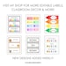 Rainbow Dot Printable Name Tags | Editable | Bright + Pastel ...