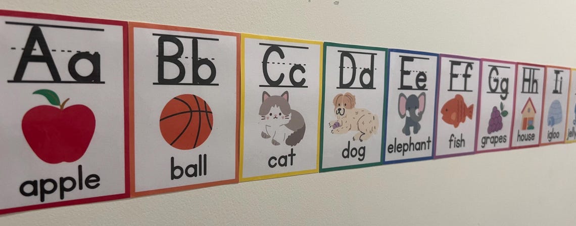 Printable Alphabet A to Z Flashcards | Early Learning | Alphabet ...