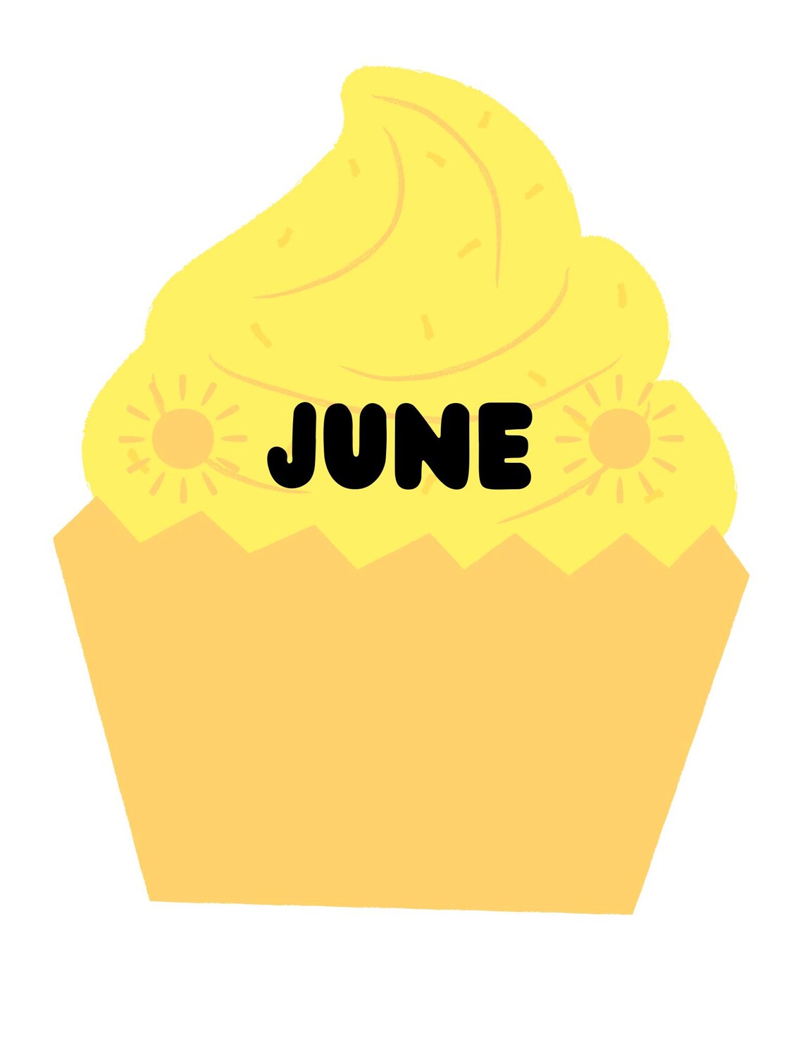 Printable Cupcake Birthday Board Colorful Birthday Display for ...