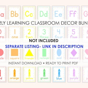Shapes and Colors Posters + Flashcards + Coloring Pages Bundle | Bright ...