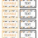 Editable Halloween Labels – Cute Ghost Bat Pumpkin Name Tags or Treat ...