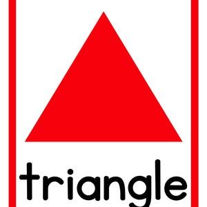 Printable Shapes Cards/posters | Early Learning | Learning Shapes ...