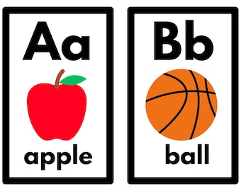 ABC Classroom Display Cards - Etsy