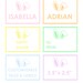 Editable Easter Bunny Name Tags - Printable Easter Labels- Pastel ...