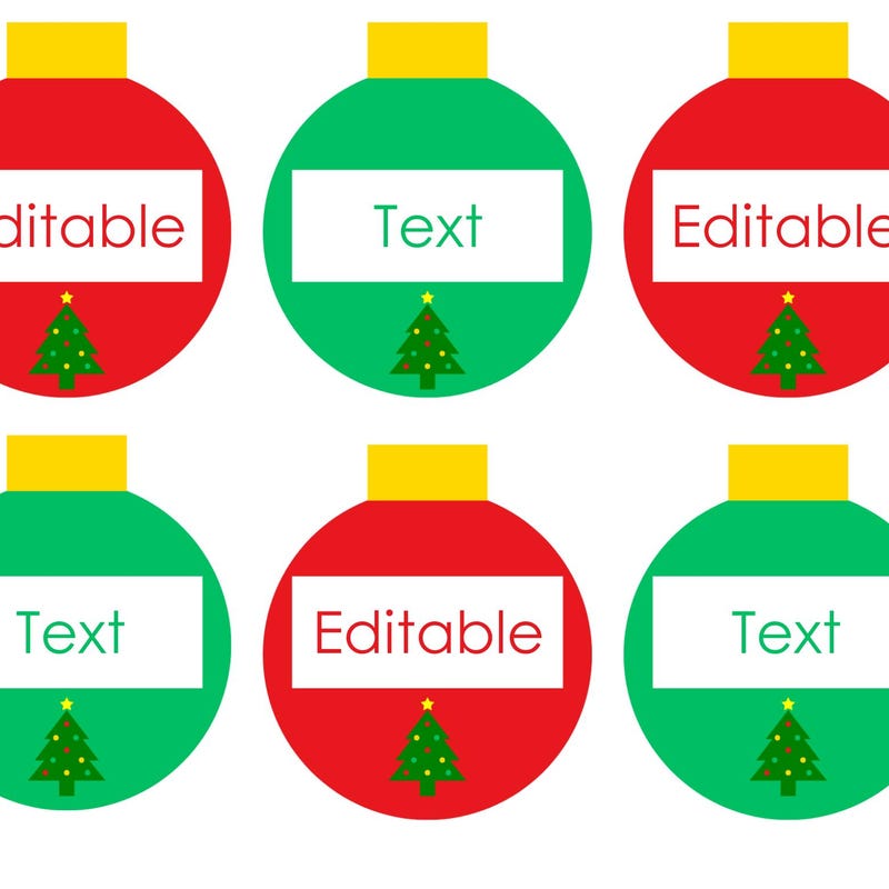 Ornament Tags - Etsy