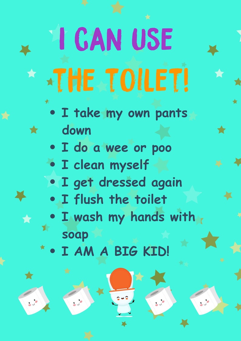 Toilet Training Chart - Etsy