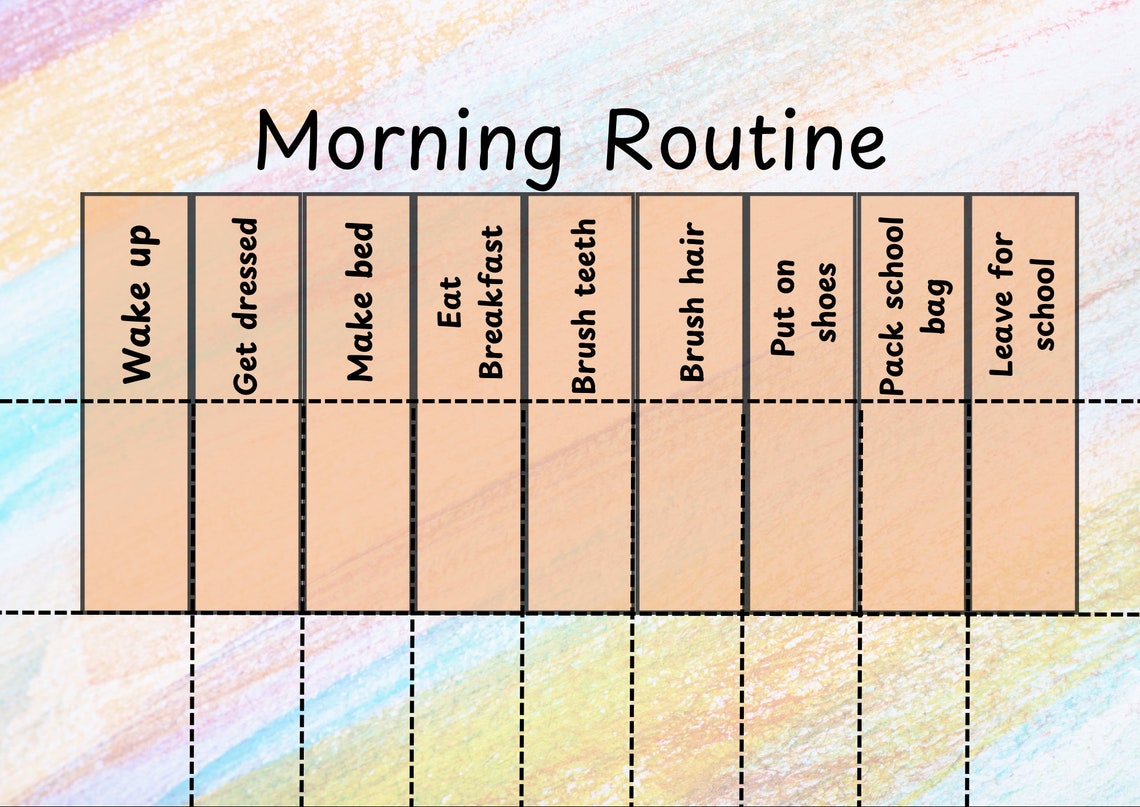 Flip Chore Chart, Dailey Tasks, Ready for School, Everyday Independence ...
