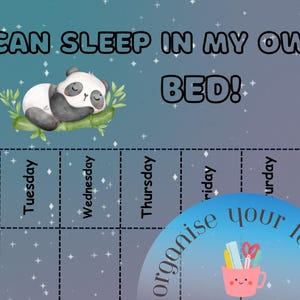 I Can Sleep in My Own Bed Flip Chart, Routine Flip Chart, Independence ...