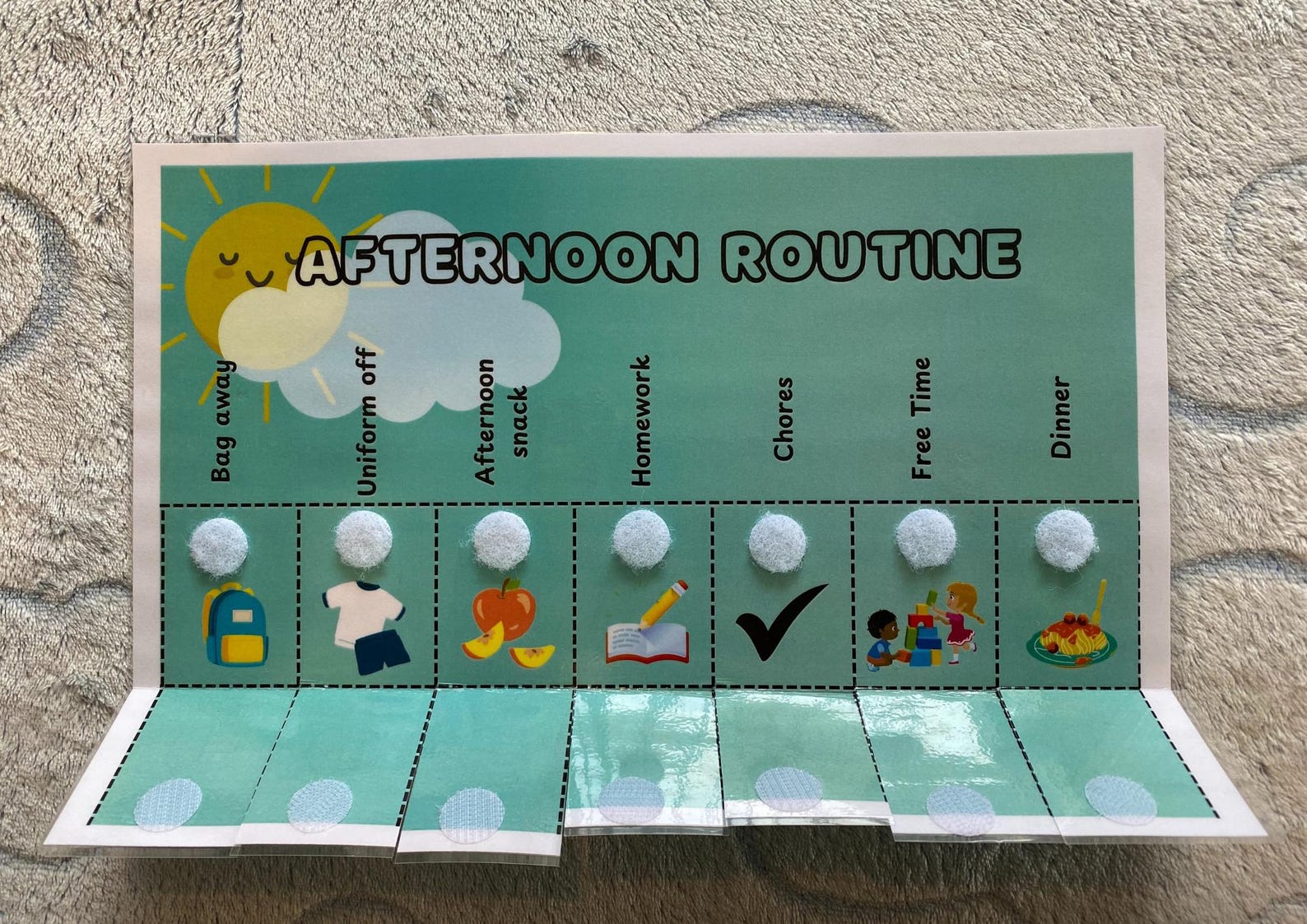 Flip Chart Chore Chart, Fairy Routine Chart, Toddler Flip Routine Chart ...