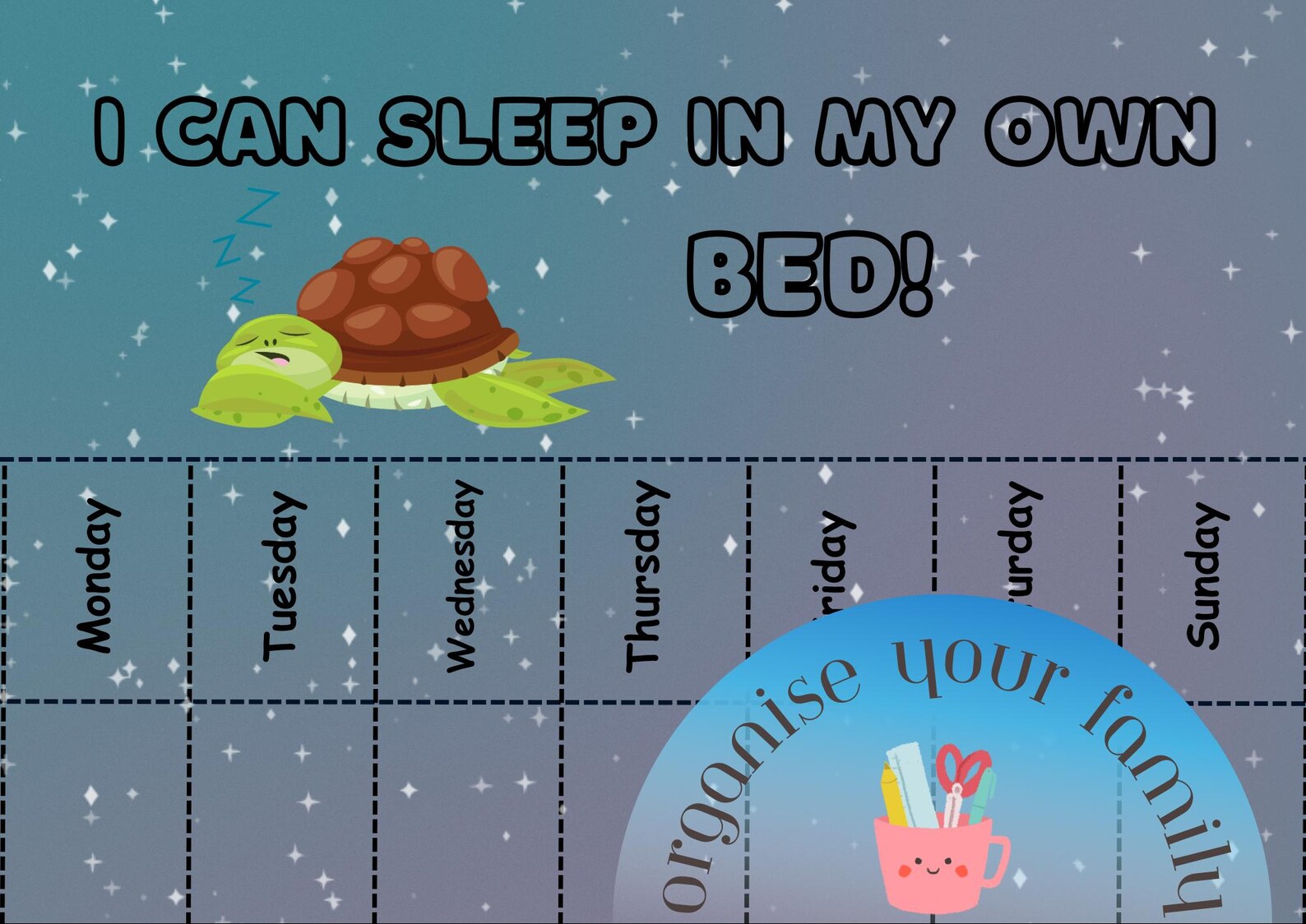 I Can Sleep in My Own Bed Flip Chart, Routine Flip Chart, Independence ...