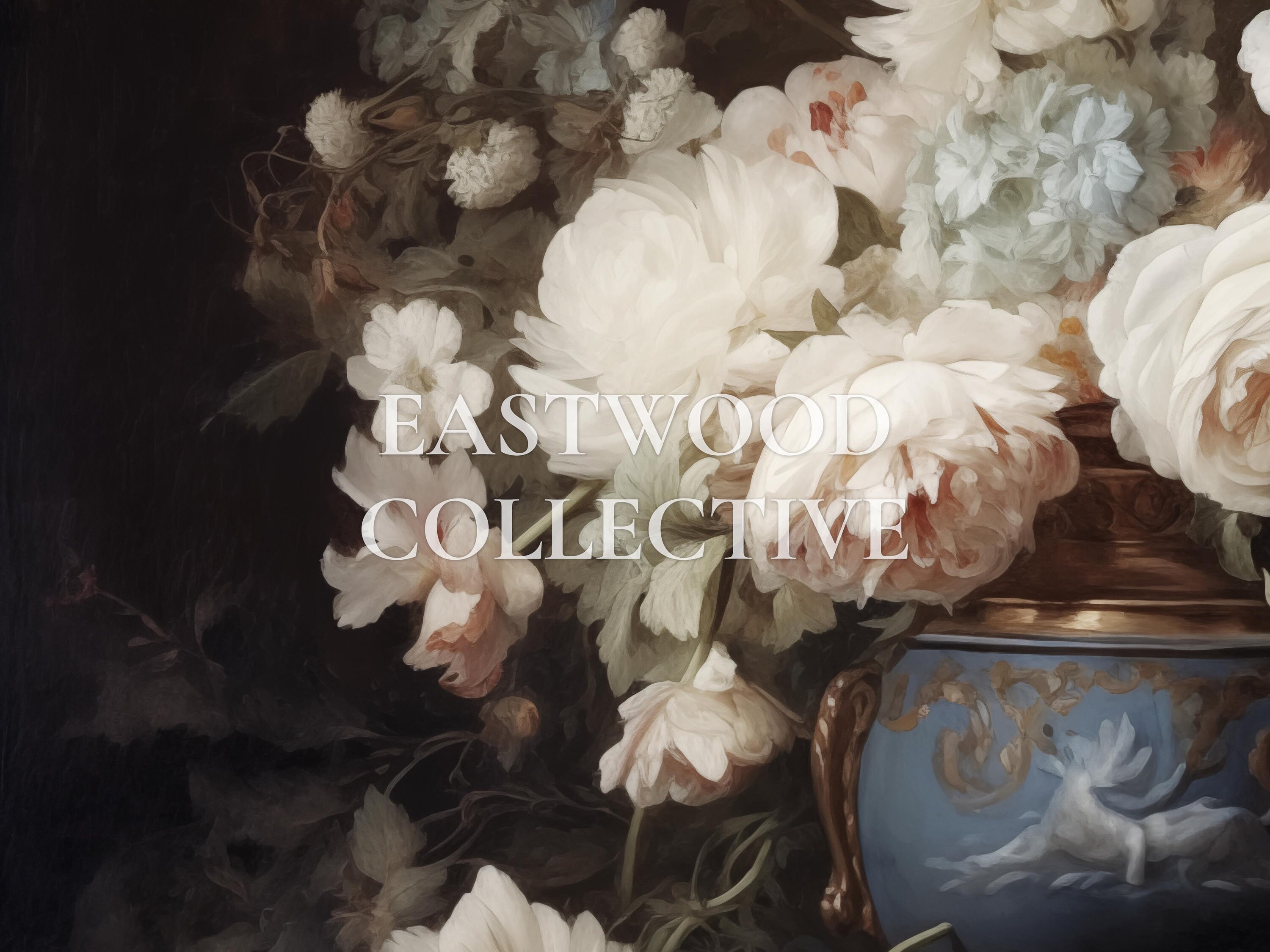 Digital Printout: Floral Still Life, Rococo Art, Baroque Art, Classical ...