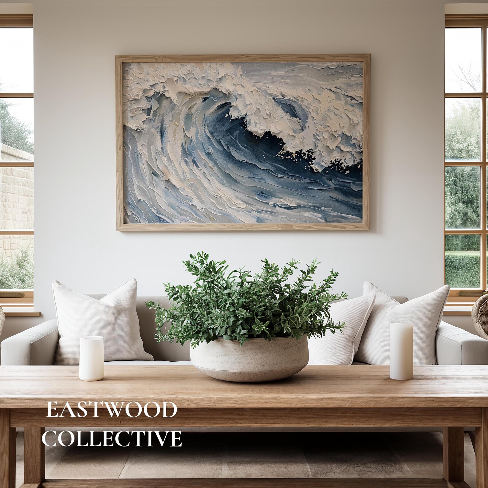Digital Printout: Impasto, Tsunami Wave, Tsunami, Waves Artwork, Ocean ...