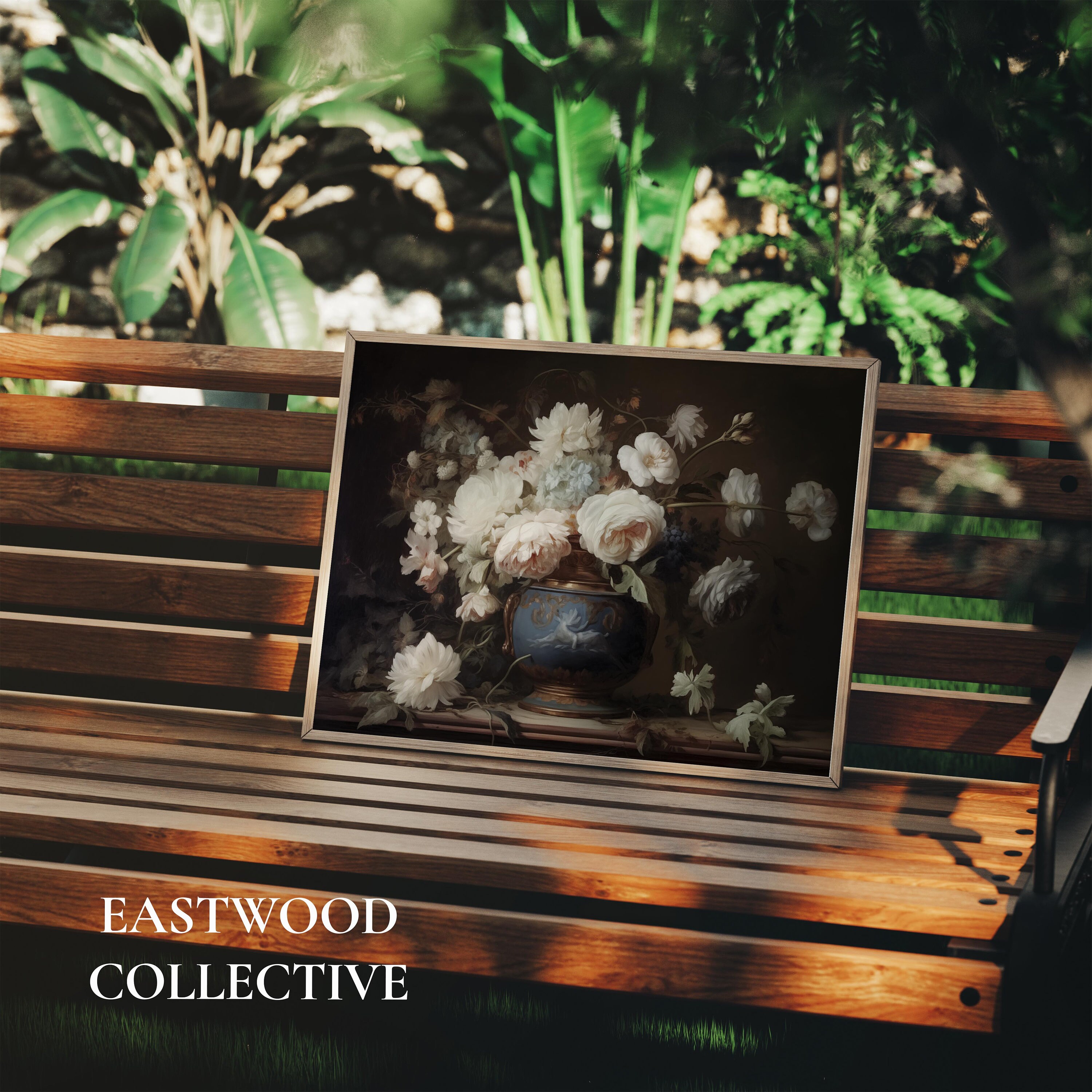 Digital Printout: Floral Still Life, Rococo Art, Baroque Art, Classical ...