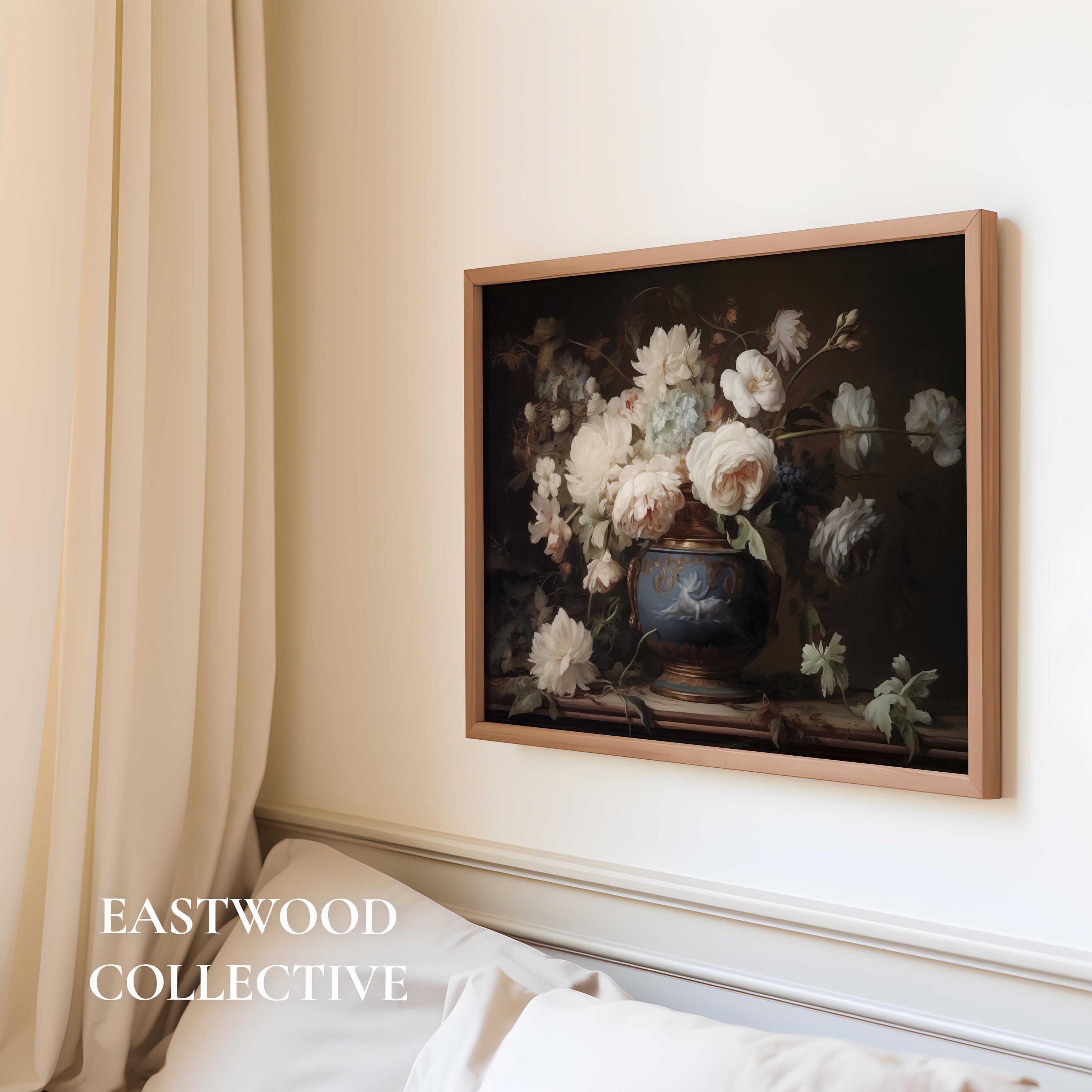 Digital Printout: Floral Still Life, Rococo Art, Baroque Art, Classical ...