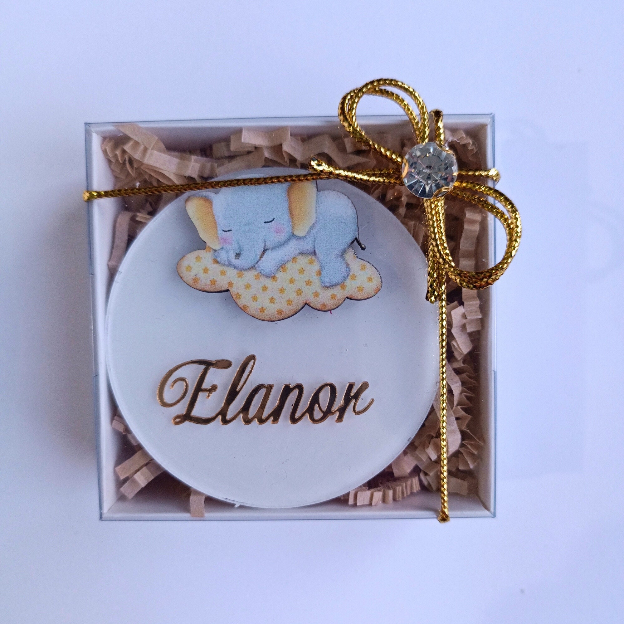 Elephants Clipart Magnet, Birthday Party Favors, 1st Birthday Magnet ...