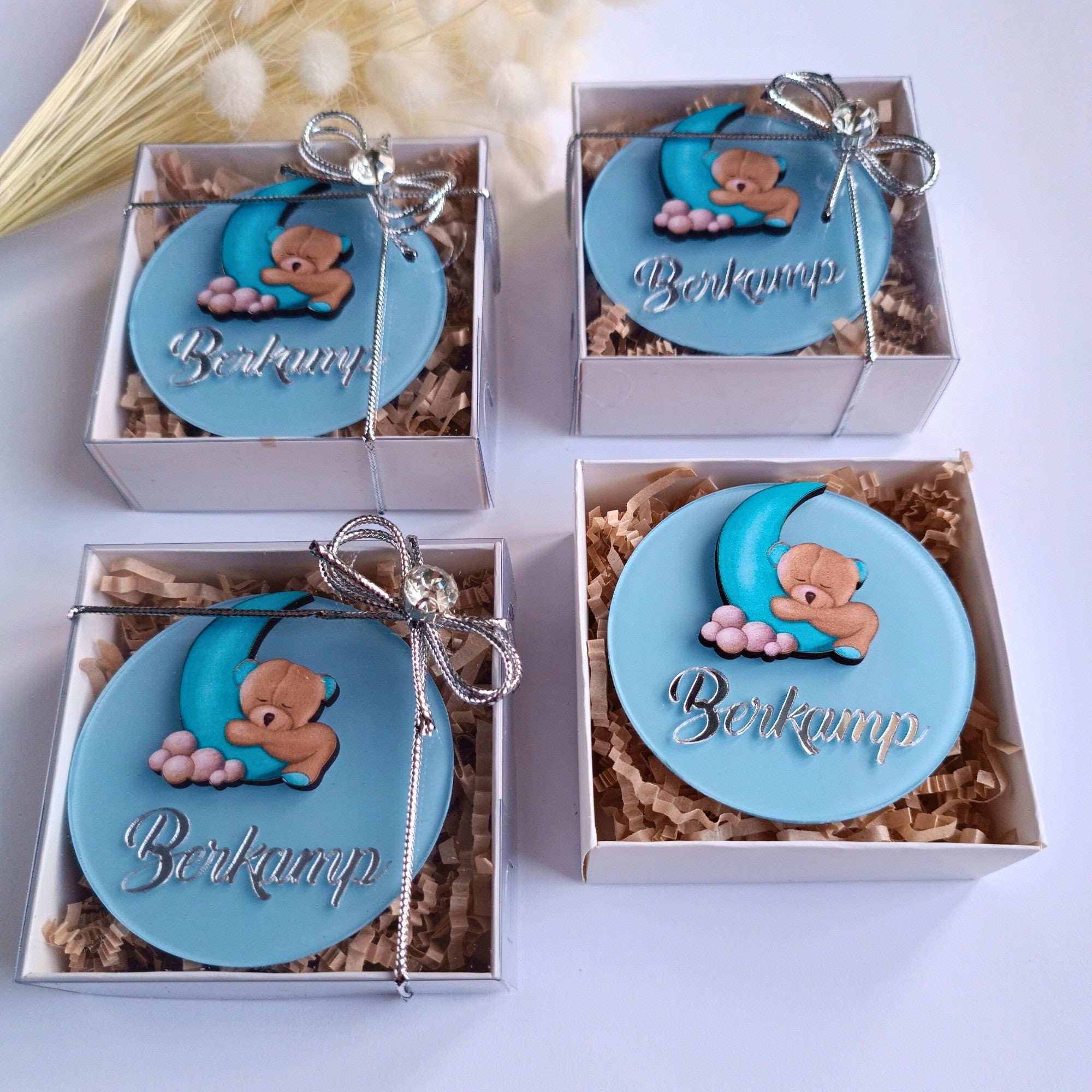 Teddy Bear Clipart Magnet, Birthday Party Favors, 1st Birthday Magnet ...