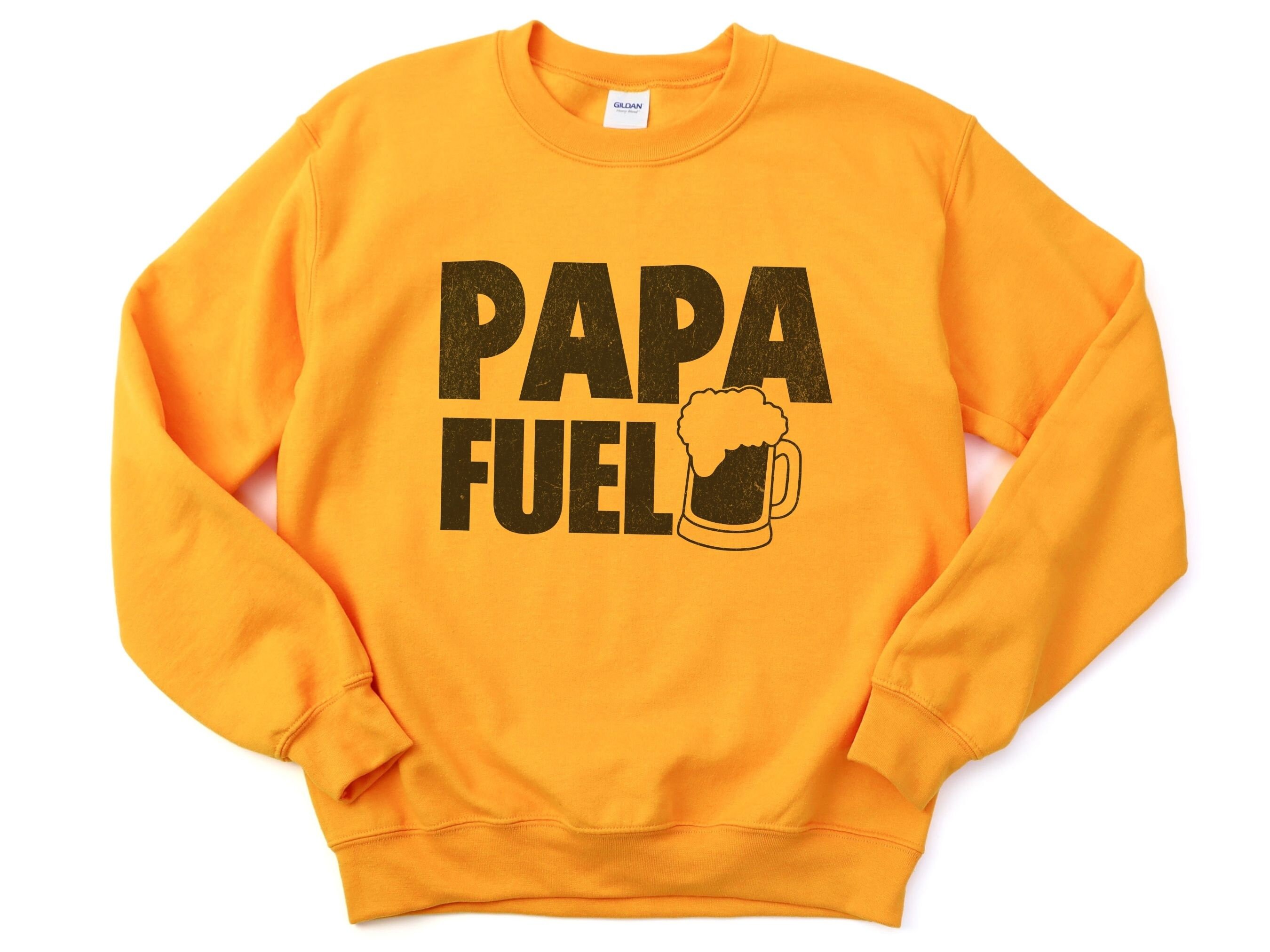 Papa Fuel Sweatshirt, Cool Grandpa Sweatshirt, Papa Sweater, Gift for ...
