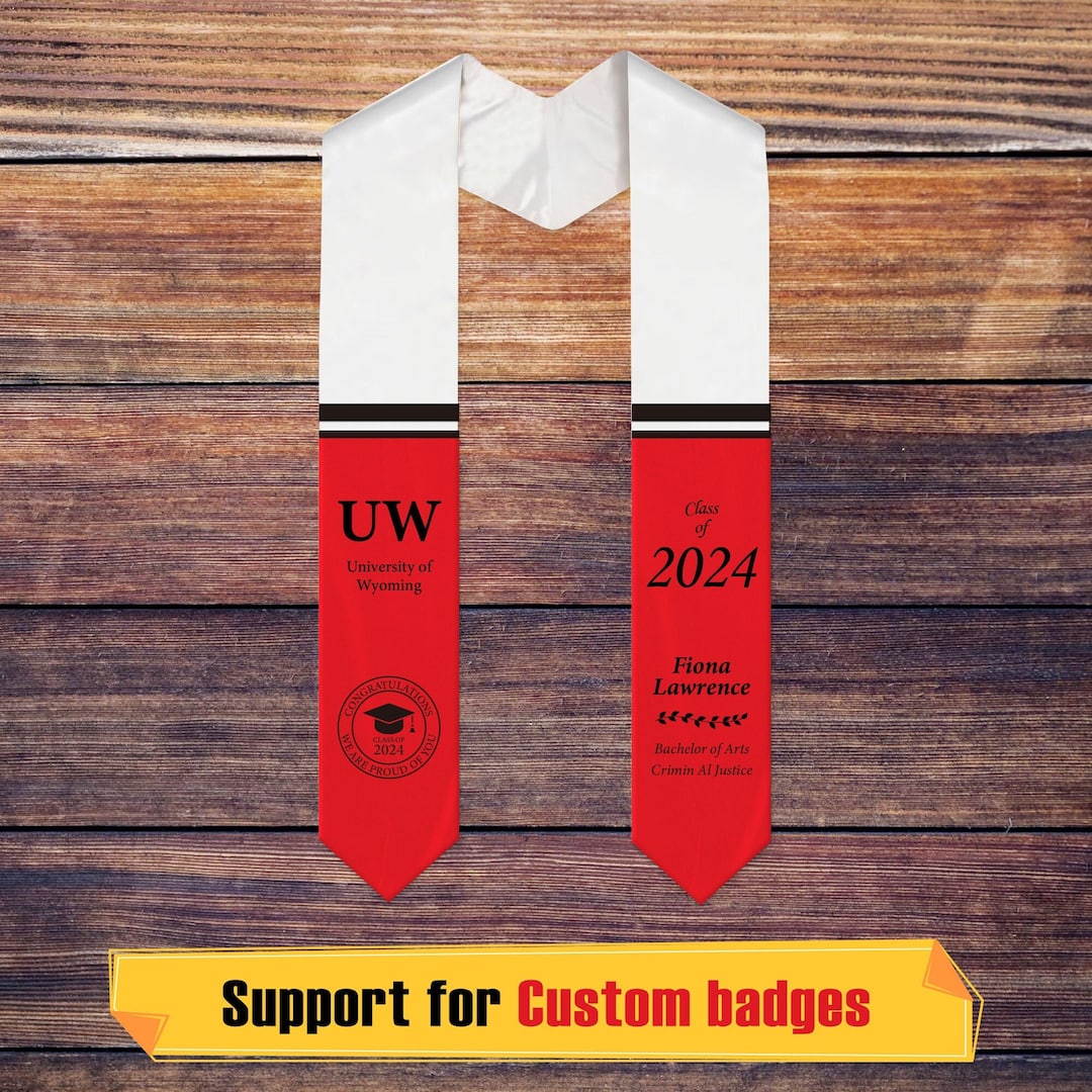 Personalized Graduation Stole,custom Graduation Sashes,grad Gift, Gift ...